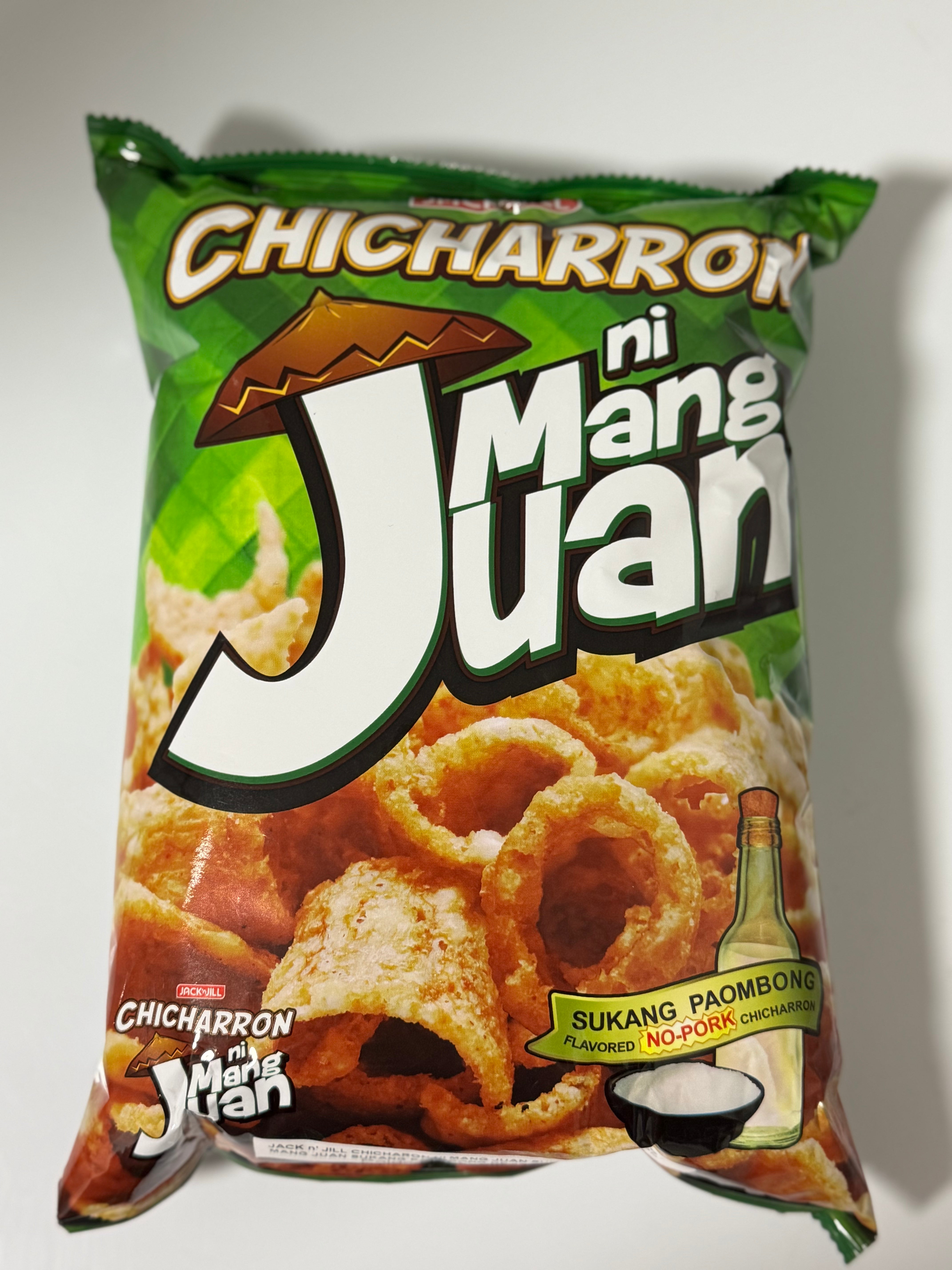 Chicharron ni Mang Juan Sukang Paombong Flavored No-Pork Chicharron 90 ...